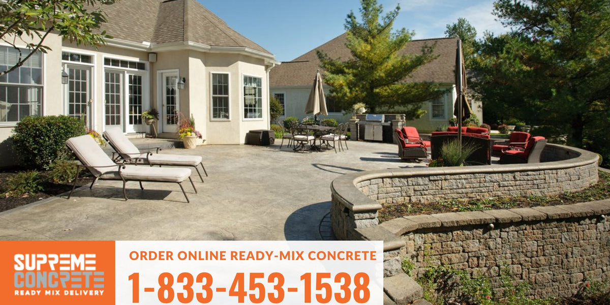 Best ready mix concrete for patio | Supreme Concrete | SUPREME CONCRETE LLC