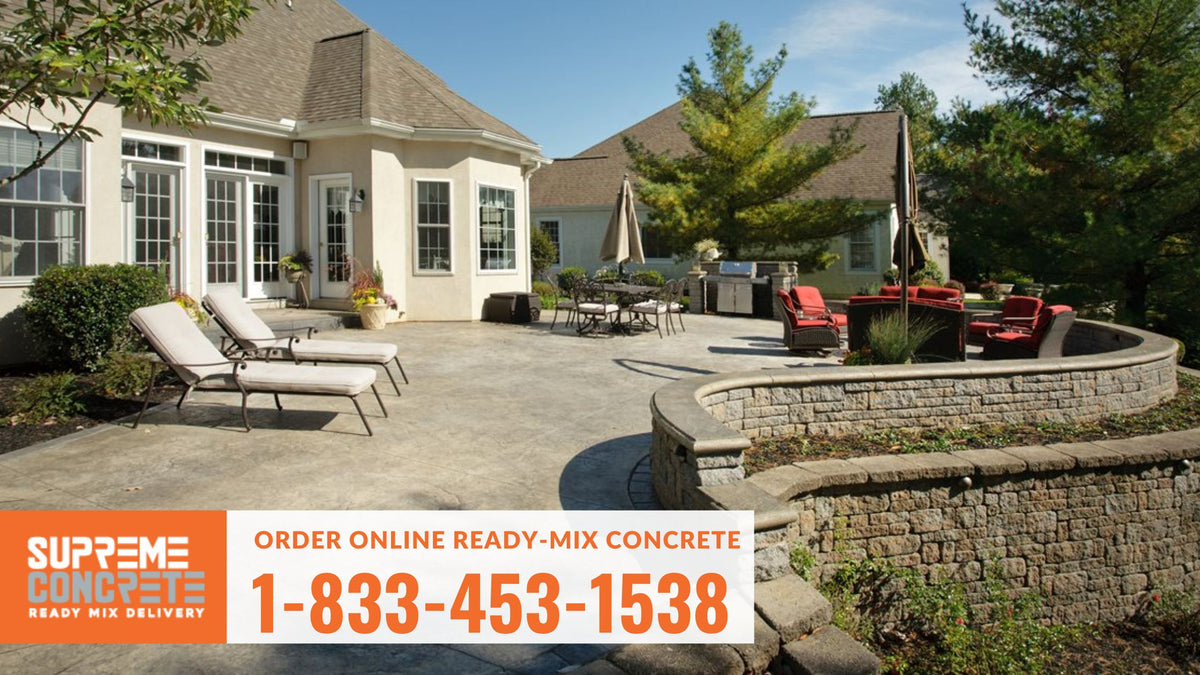 Best ready mix concrete for patio | Supreme Concrete | SUPREME CONCRETE LLC